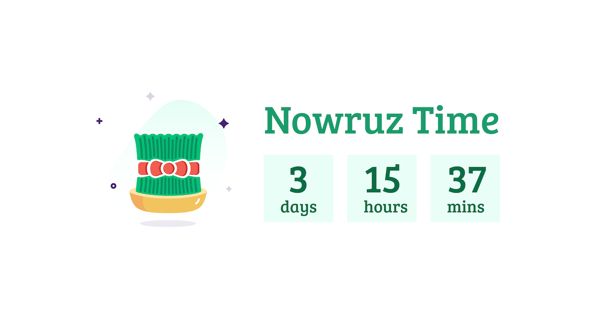 Nowruz 2026 (1405) Countdown - Persian New Year Time and Date